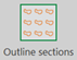 Outline sections