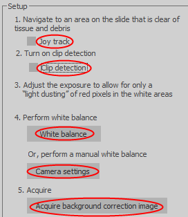 Background correction